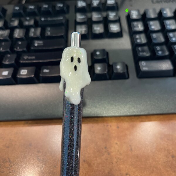 Ghost Glitter Pen, Ghost Glitter Glow in the Dark Pen, Halloween Pen ...