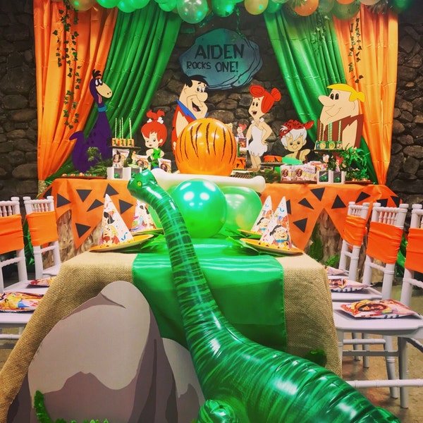 Flintstones Rock Sign | Digital Download | Printable Party Sign - Etsy