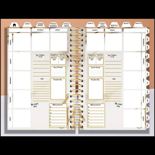 Realistic Binder Rings for Digital Planners | Pngs | Gold, Silver, Rose ...