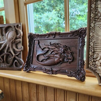 3d STL Models for CNC Router Mermaid - Etsy