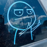 Middle Finger SVG, Middle Finger Meme Character SVG, Cut File for ...