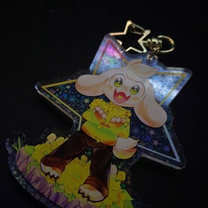 Asriel Keychain - Etsy