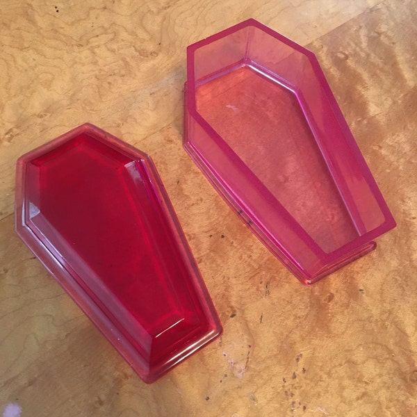 Vampire Coffin Box Resin Mold-skull Zombie Coffin Box Mold-jewelry ...