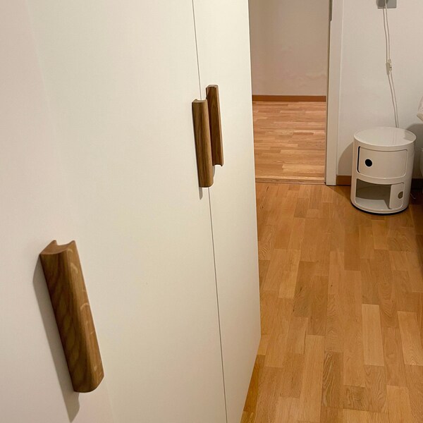 Furniture Oak Wood Handle, Handmade Original Pulls in Classic ...