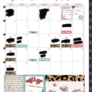 Coffee Planner Girl Digital Planner Stickers Goodnotes iPad - Etsy