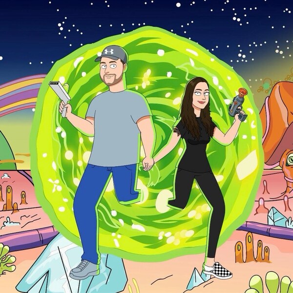 Rick Style Cartoon Portrait, Creative Custom Gifts, Become Your ...