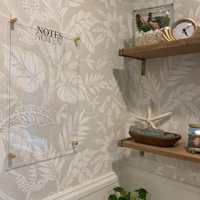 Acrylic Notes Board for Wall Dry Erase Board Clear Acrylic Calendar ...