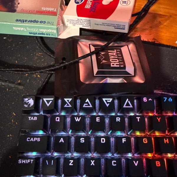 Rune Keycap Set, Elder Futhark Runes, Artisan Keycaps, Custom Keys for ...