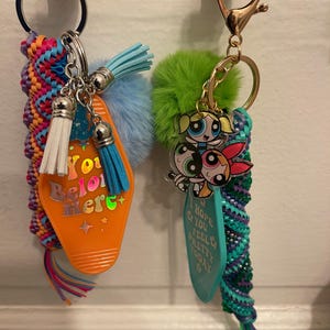 Wave Boondoggle Keychain - Etsy