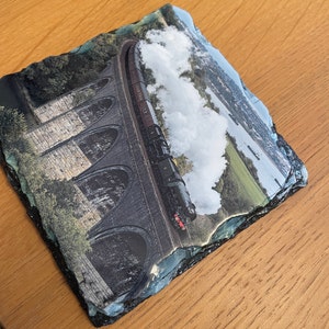 Slate Coaster - Steam Train, the Flying Scotsman - Etsy