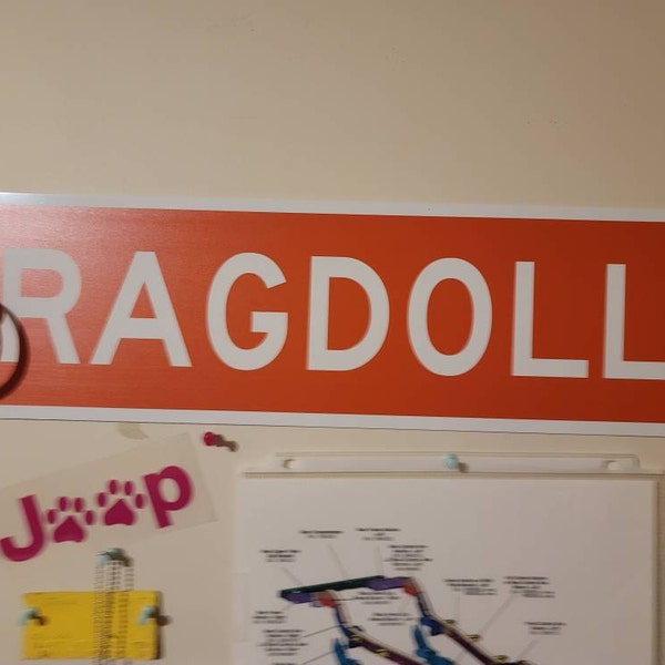 Ragdoll, Ragdoll Lover, Ragdoll Sign, Ragdoll Gift, Ragdoll Cat Decor ...