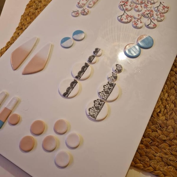 Orchid Spring Clay Cutter Set of 3, Polymer Clay Cutter for Spring ...