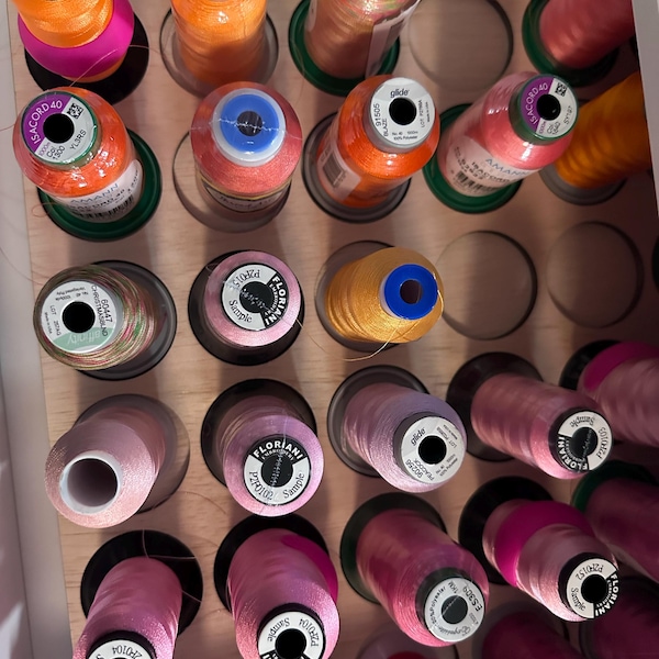 Isacord Spool Stickers | Embroidery Thread | Spool Sticker | Easy-to ...