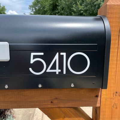 Personalized Name and Address Mailbox Decal Custom Mailbox - Etsy