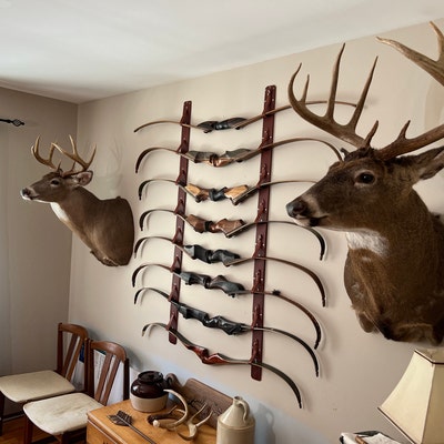 8-bow Leather Traditional Archery Bow Rack - Etsy