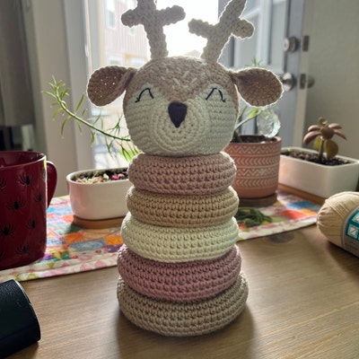 PDF Pattern: Little Deer Stacking Ring Crochet Toy - Etsy
