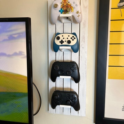 Video Game Controller Holder, Wall Mount Display Organizer Xbox ...
