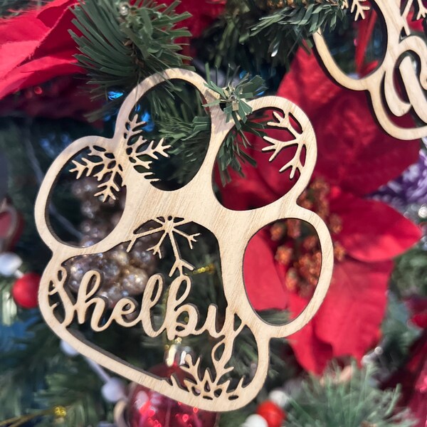 CHRISTMAS Wood Decor Christmas Baubles Personalized Christmas Ornament ...