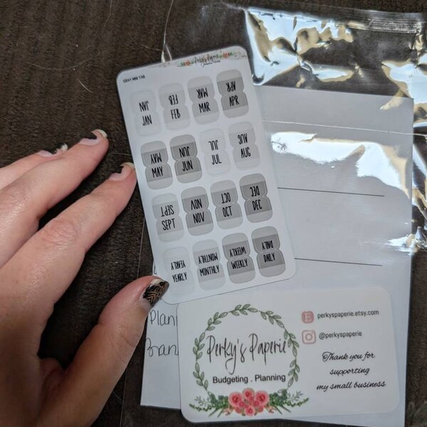 Vertical Planner Brush Stroke Mixed Color Date Covers Colorful Planner ...