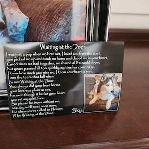 Cocker Sprocker Spaniel Dog Memorial Magnetic Sympathy Card - Etsy UK