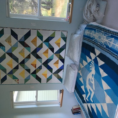 Queen Size Patchwork Quilt, King Size Patchwork Quilt, Scrap Quilt ...