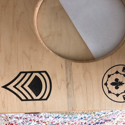 SFC Sergeant First Class Rank Cutout Hanging Wall Plaque PCS ...