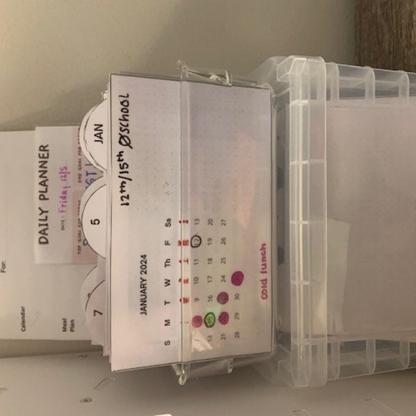 4x6 Just Get Started Card Deck, Index Card Planner, Home Management ...