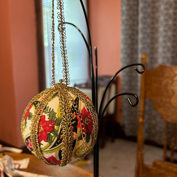 Diy KIT QK-188 Winter Berries, Red, No-sew Diy Ornament Kit 4" EPS Foam ...