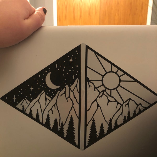 Day and Night DXF SVG Metal Wall Art Laser Cut Files, Moon and Sun Cnc ...