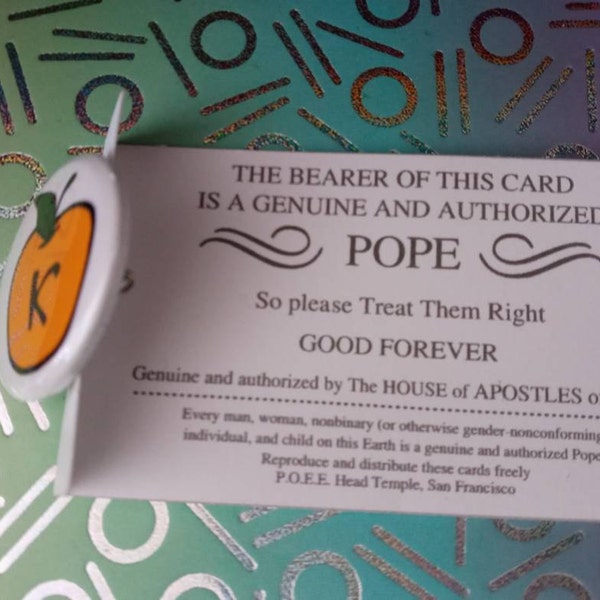 Discordian Pope T-shirt,pope Card T-shirt,discordian T-shirt,fnord T ...