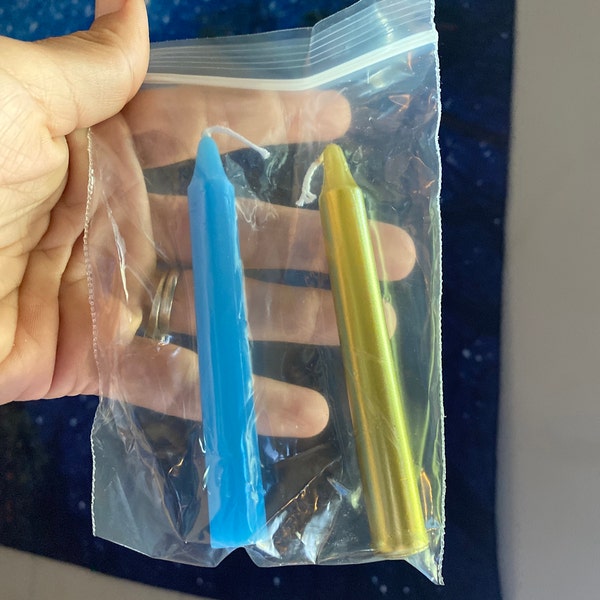 Gold Mini Ritual Candles, Spell Candles 4" Candles, Spells, Wicca ...