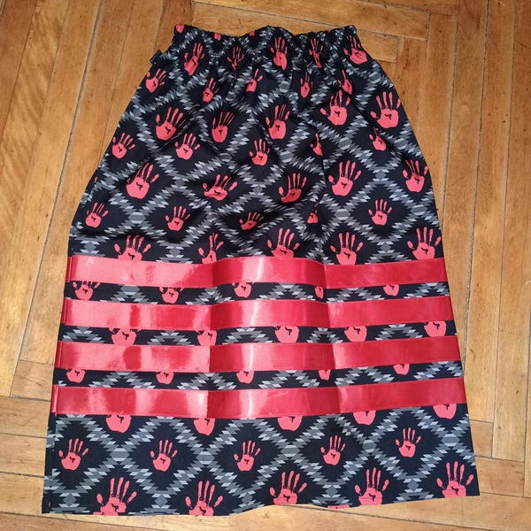 Navajo Scarf Sani 3 Tiered Skirt | Navajo Floral Scarf | Grandma Scarf ...