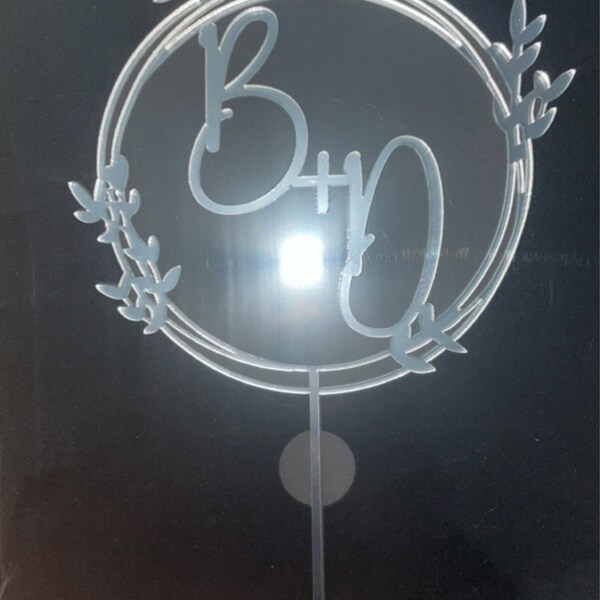 Personalized Cake Topper, Custom Names Cake Topper, Mr and Mrs Cake ...