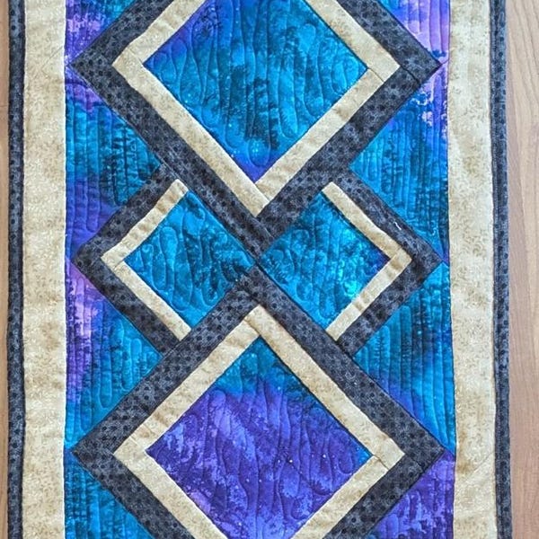 Francis Table Runner - PDF PATTERN -upgrade to Video Tutorial Available ...