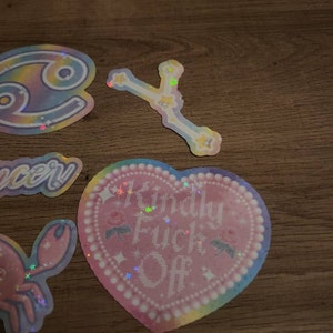 Interstellar Cotton Candy Holo Sticker Cute Cotton Candy - Etsy