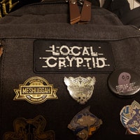 Coey: Local Cryptid glow-in-the-dark Pins and Patches - Etsy