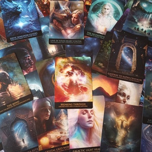 Past Life Oracle Deck Set With Travel Bag - Etsy