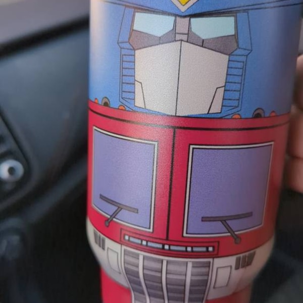 Custom Transformer Tumbler 40 Oz, Transformer Movie Tumblr, Transformer ...