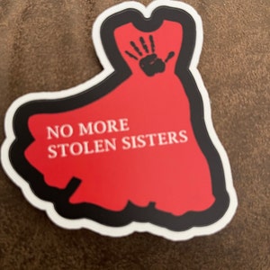 1 Inch Handmade MMIW Red Dress Photo Cabochon Epoxy Sticker - Etsy