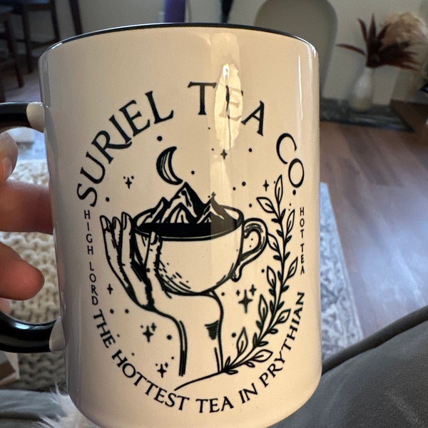 Suriel Tea Co Banned Books Mugs, Unisex Bibliophile Bookish Booktok SJM ...