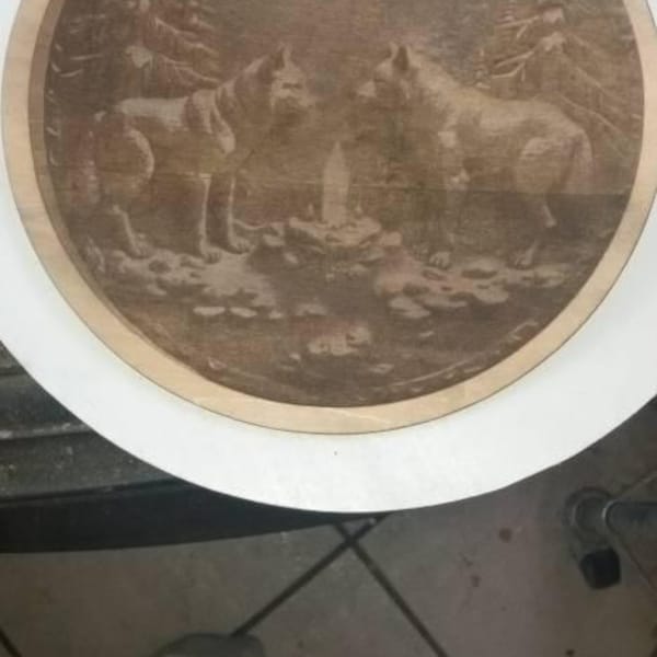 Powerful Bull Head Coin Design | Depth Map for CNC & Fiber Laser ...