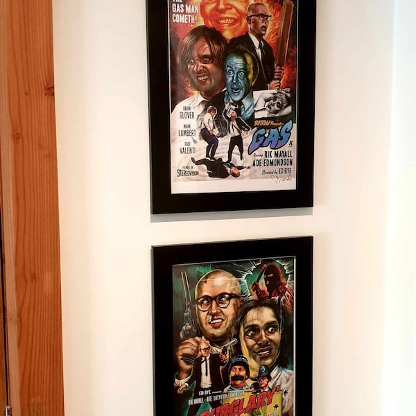 Affiche ancienne A3 signée Father Ted Speed 3 en édition limitée. Art ...