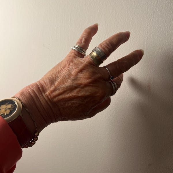 Kranz Ziegler Danish Matte 925 Sterling Silver Ring. Size: 18 3/4 Mm US ...