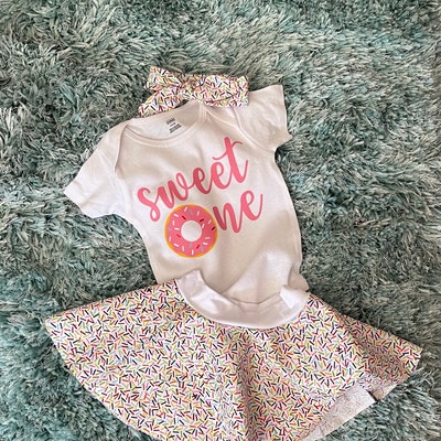 Sweet One Donut SVG, One Sweet Girl SVG, 1st Birthday Donut Party Cut ...