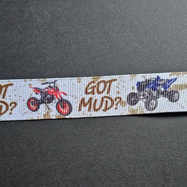 3 Yards - Wheels - Cars, Motorcycles - Grosgrain Ribbon - Your Choice ...