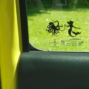 Mermaids Octopus Vinyl Decal for 4x4 & Car Windshields. - Etsy