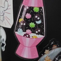 Lava Lamp Series 2 Stickers Transparent Stickers Fire Demon Candy ...