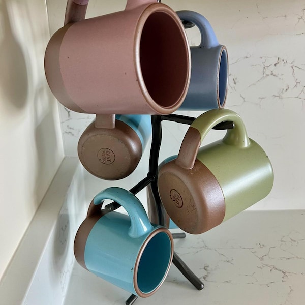 Iron Mug Tree – Holds 6 Mugs – Twig – American Made by Urban Forge ...