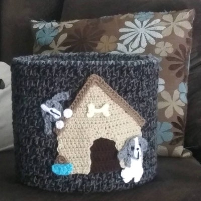 Dog House Crochet Applique Pattern Instant Pdf Download - Etsy