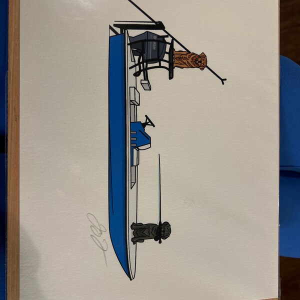 Redfish Art Print, 8.5”x11" Wall Art, Giclee, Gift for Fisherman ...